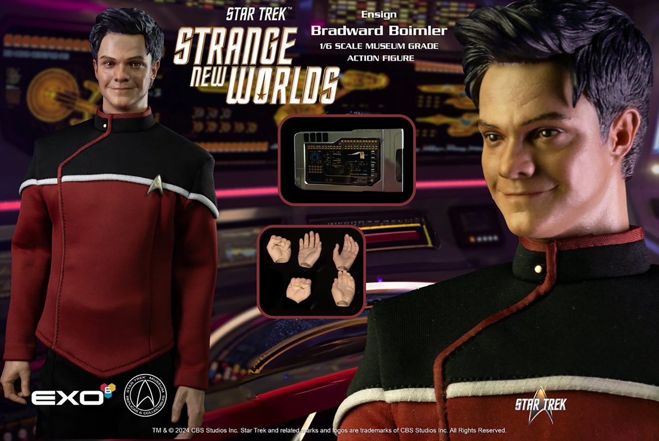 Ensign Boimler Sixth Scale Figure by EXO-6 | Sideshow Collectibles