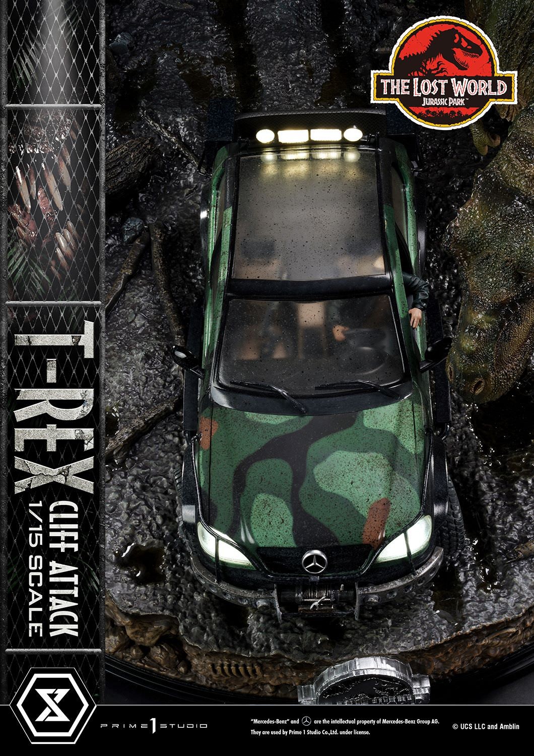 T-Rex Cliff Attack Diorama by Prime 1 Studio | Sideshow Collectibles