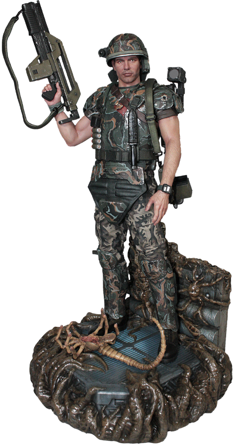 Corporal Hicks Quarter Scale Statue by Hollywood Collectibles Group ...