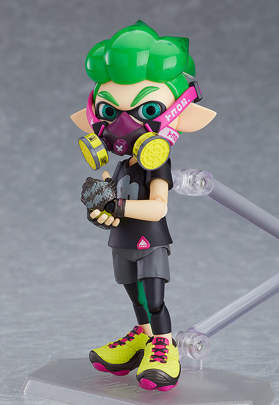 Splatoon Boy Figma (DX Edition) Collectible Set by Good Smile Company ...