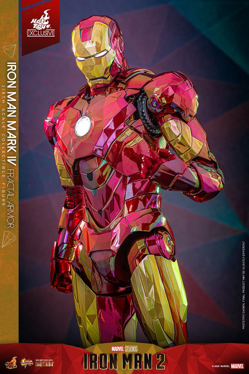 Iron Man Mark IV (Fractal Armor Version) Sixth Scale Figure by Hot Toys ...