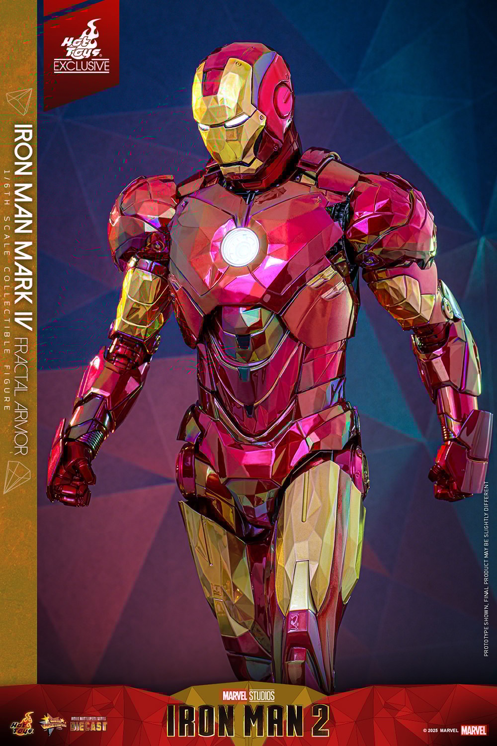 Iron Man Mark IV (Fractal Armor Version) Sixth Scale Figure by Hot Toys ...
