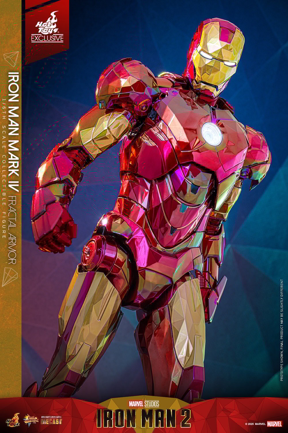 Iron Man Mark IV (Fractal Armor Version) Sixth Scale Figure by Hot Toys ...