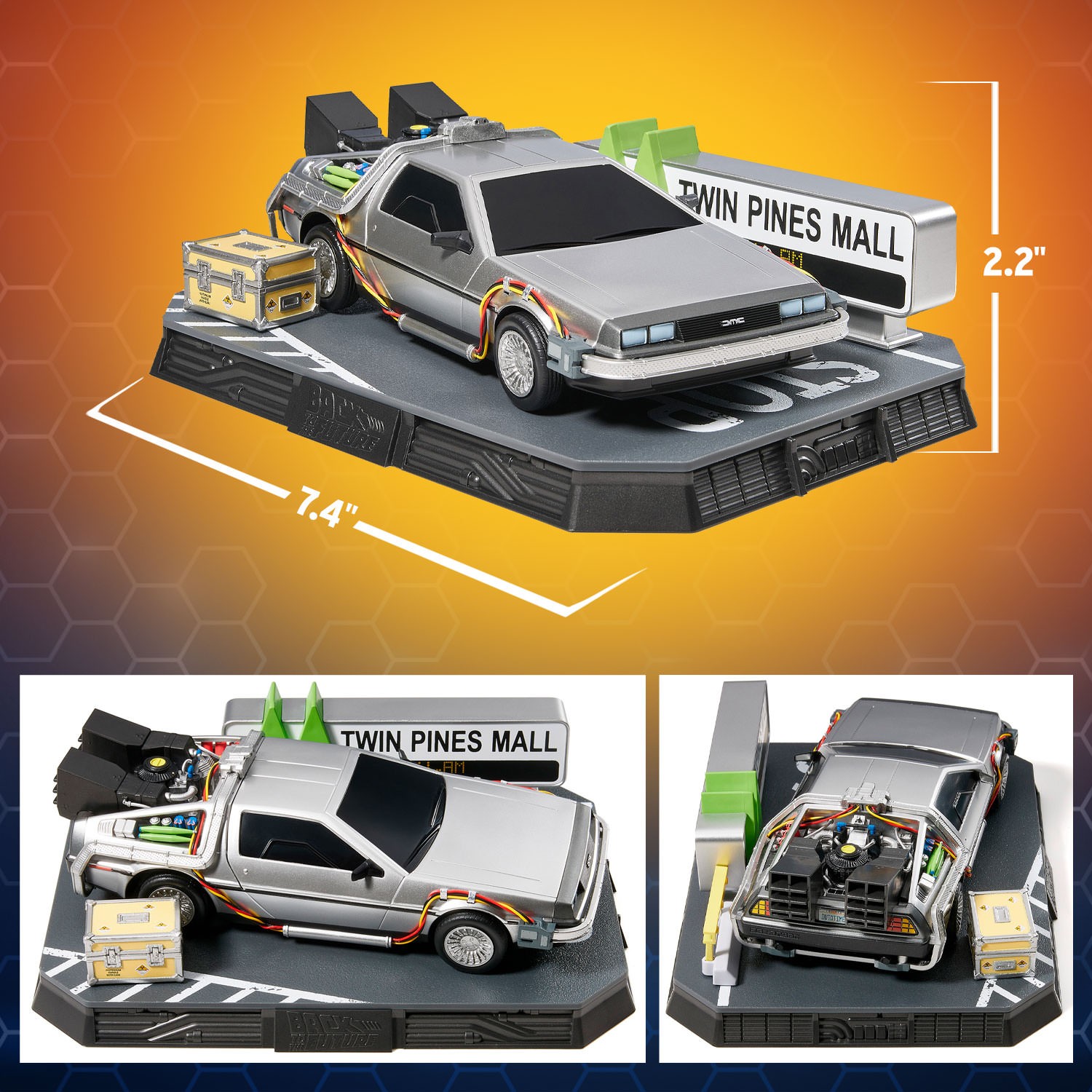 Back to the Future: Time Machine Countdown Character Model Kit by ...