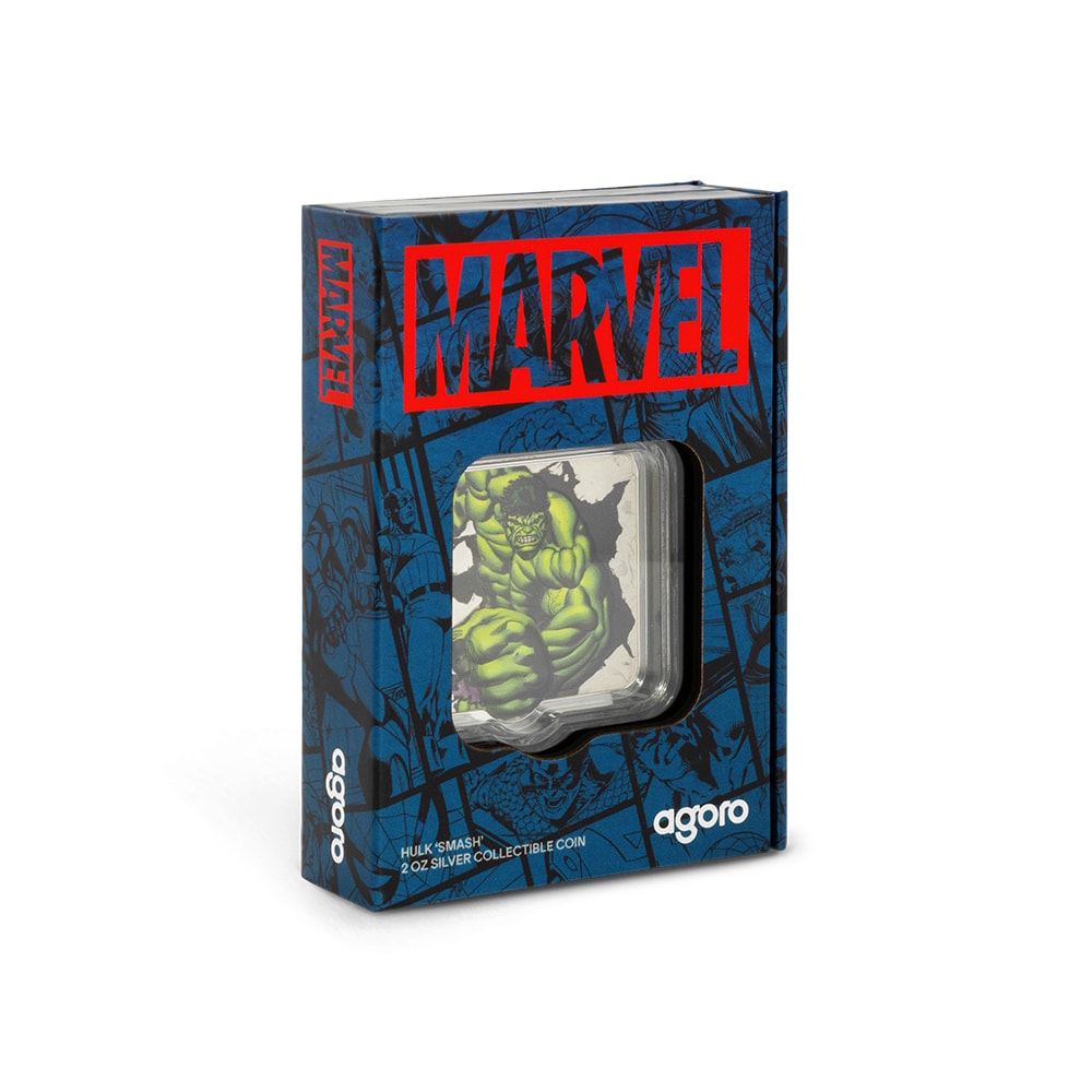 Hulk 'Smash' Coin Silver Collectible by Agoro | Sideshow Collectibles