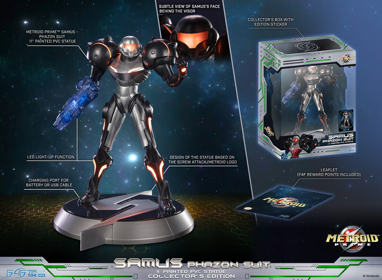 Samus Phazon Suit (Collector's Edition) by First 4 Figures | Sideshow ...