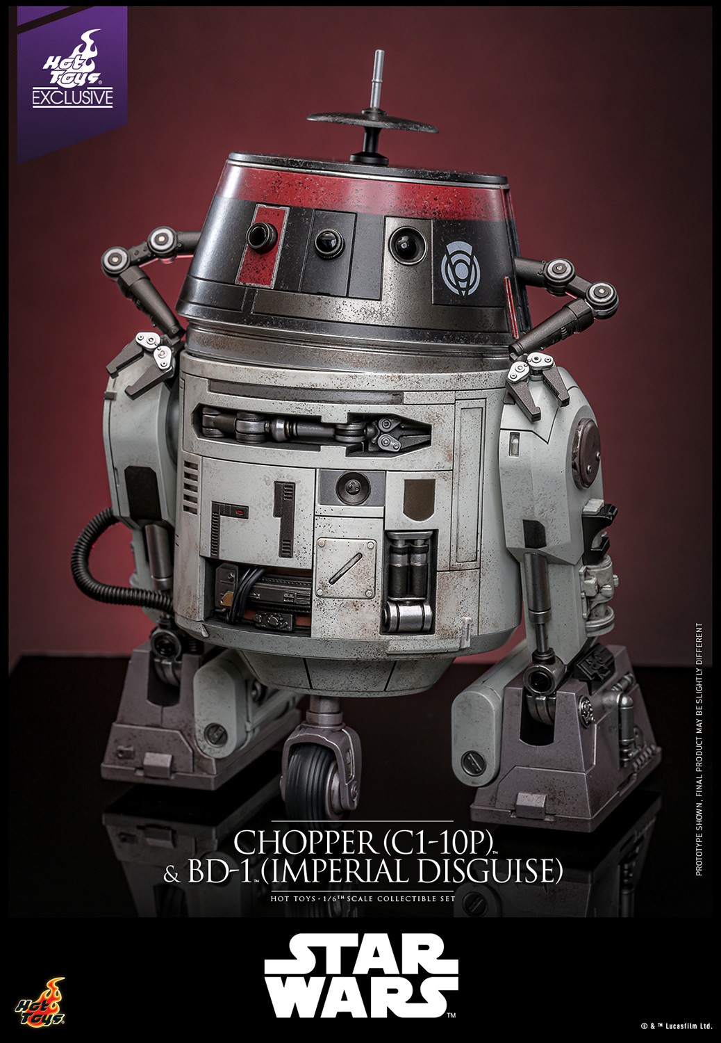 Chopper (C1-10P™) & BD-1™ (Imperial Disguise) Sixth Scale Figure Set by ...