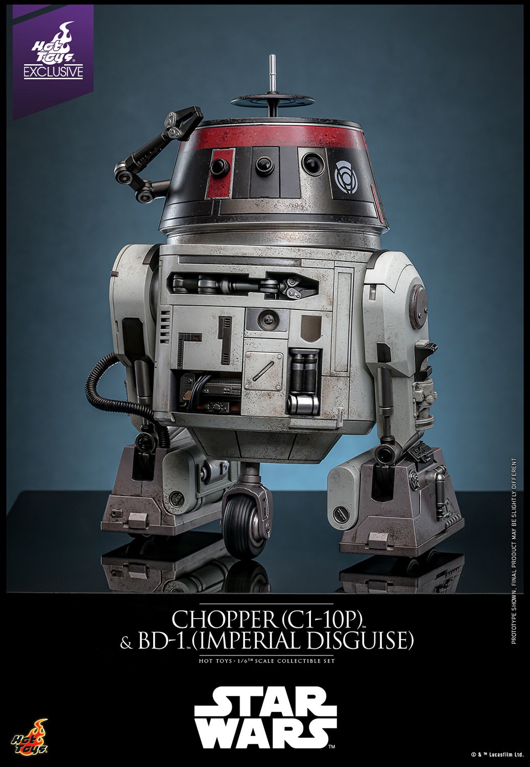 Chopper (C1-10P™) & BD-1™ (Imperial Disguise) Sixth Scale Figure Set by ...