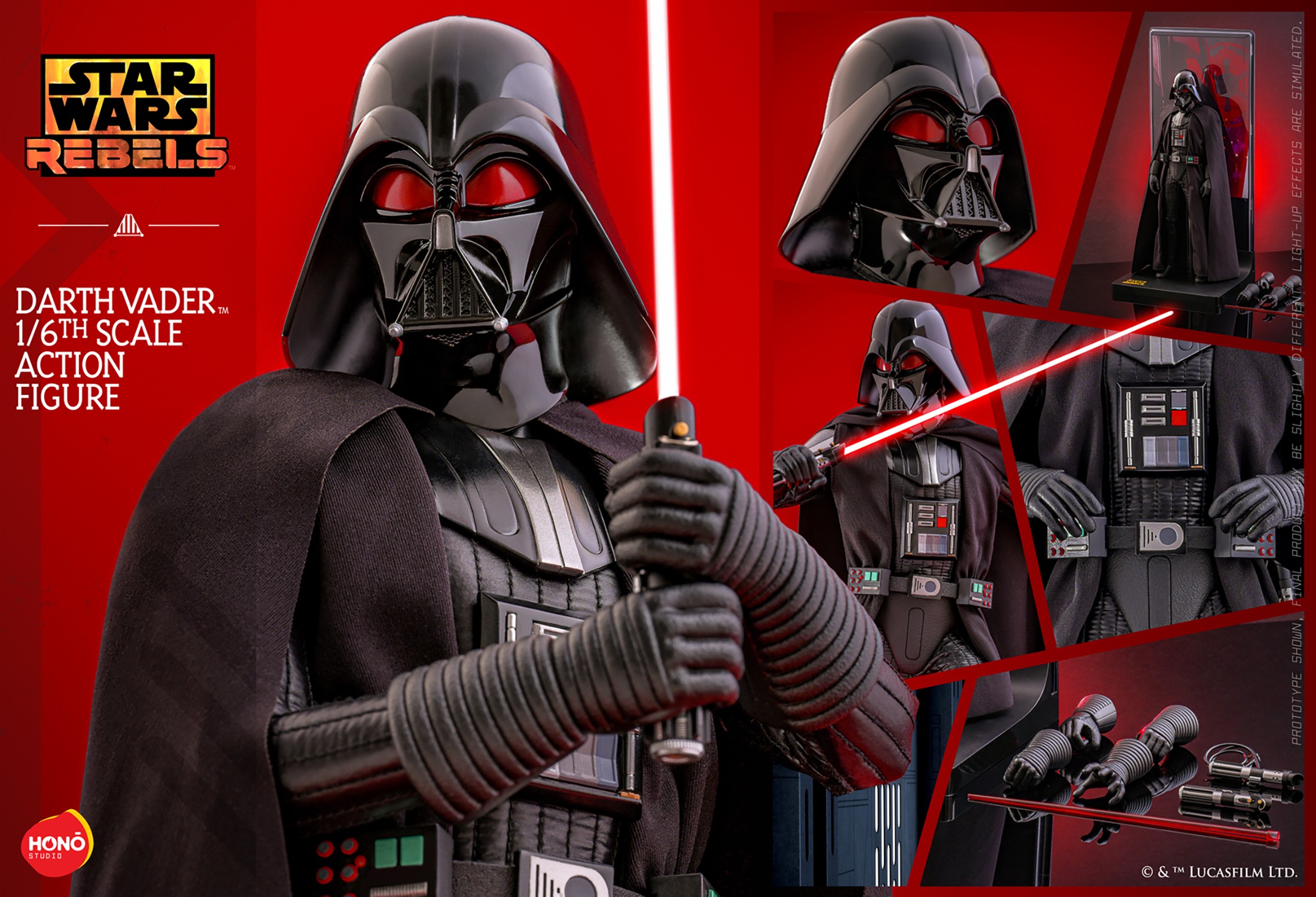 Darth Vader™ Action Figure by HONO Studio | Sideshow Collectibles