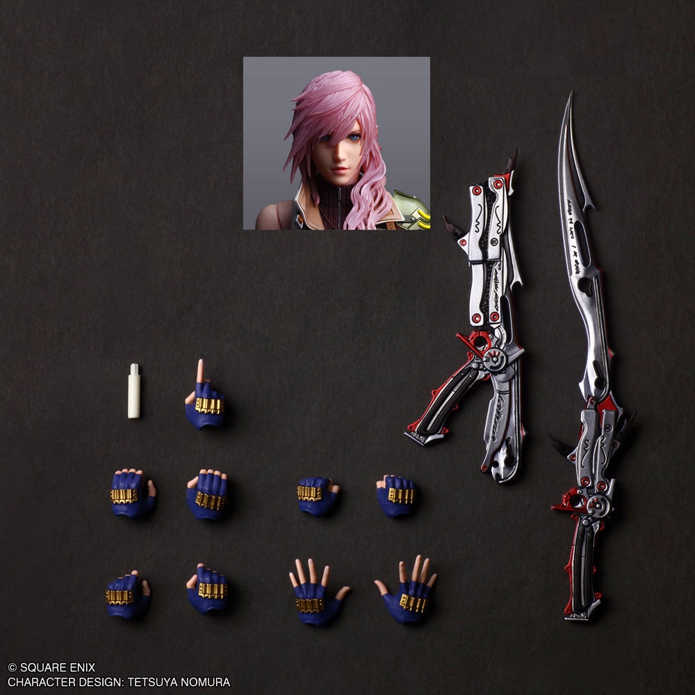 Lightning PLAY ARTS SHIN Action Figure by Sqaure Enix | Sideshow ...