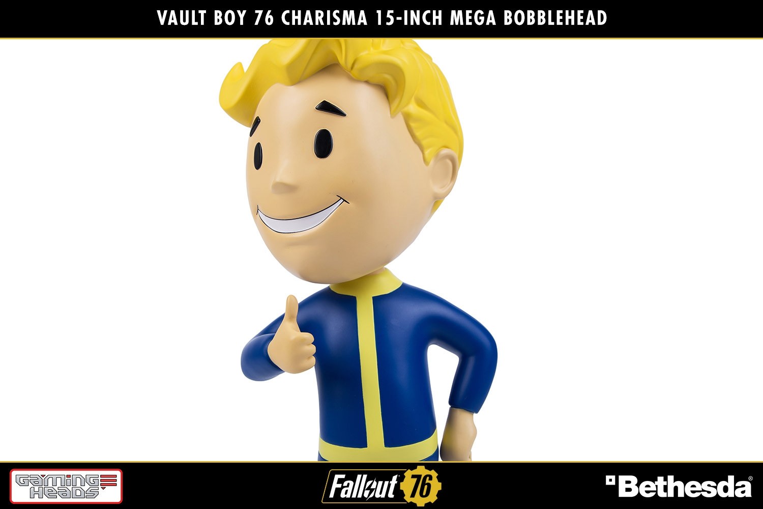 Vault Boy 76 (Charisma) Mega Bobblehead by Gaming Heads | Sideshow ...