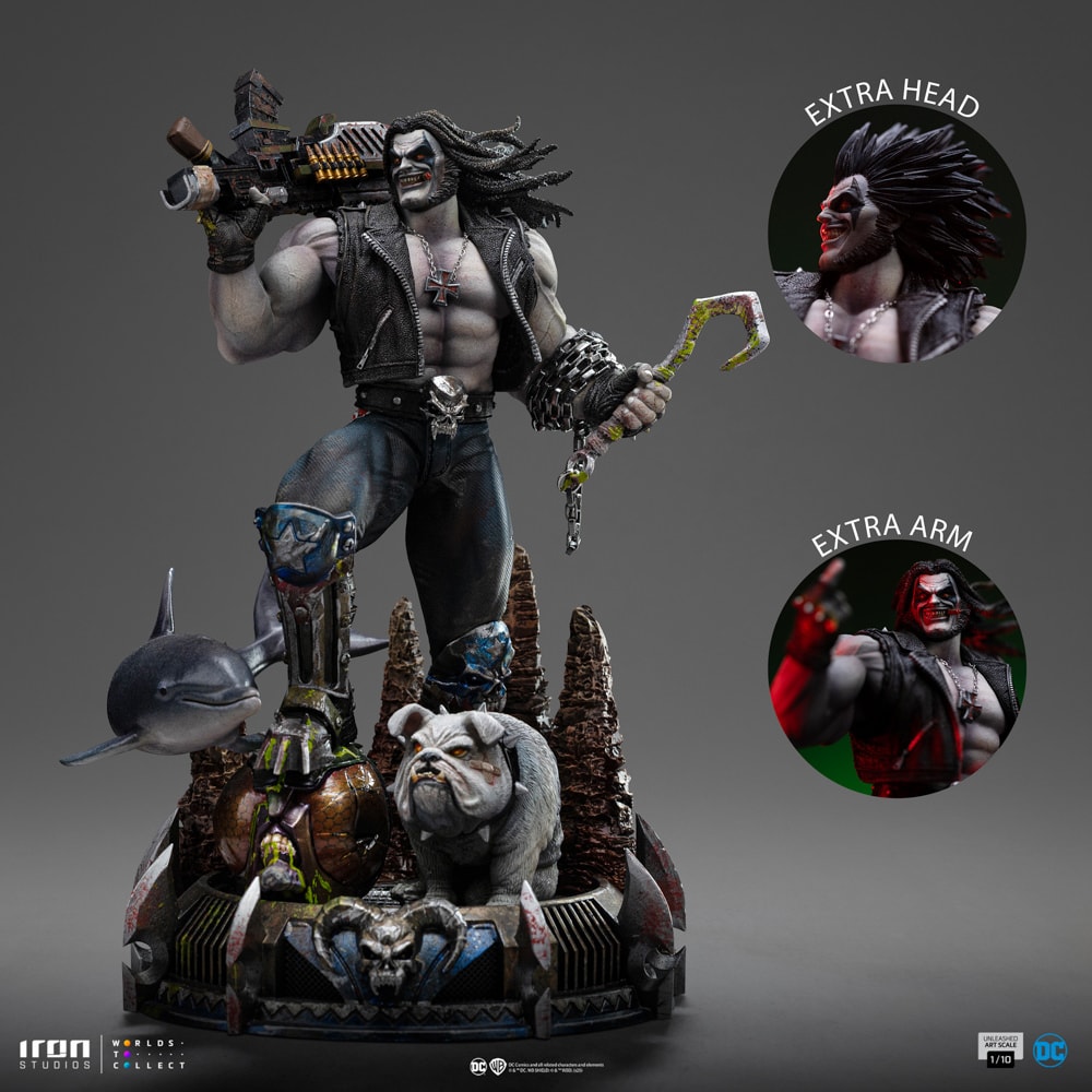 Lobo Unleashed 1:10 Art Scale Statue by Iron Studios | Sideshow ...