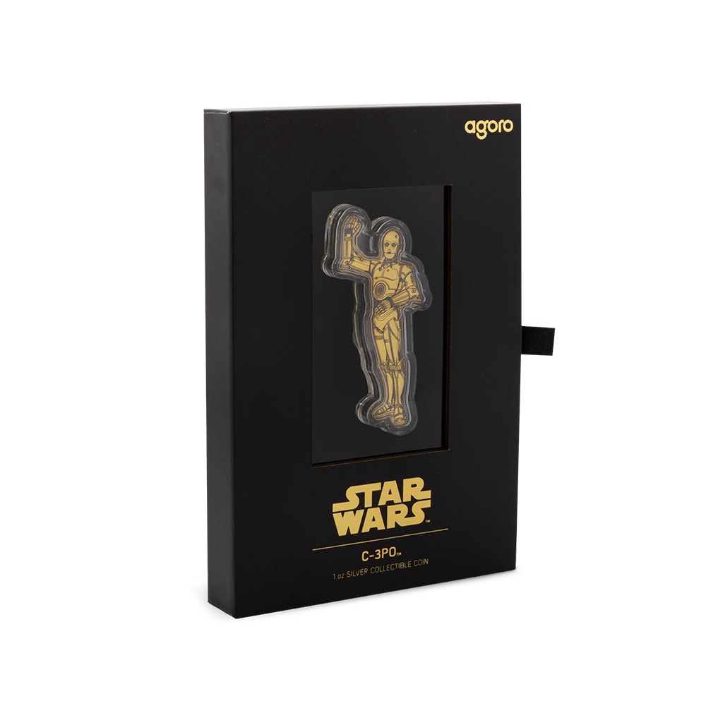 Star Wars™ C-3PO Coin Silver Collectible by Agoro | Sideshow Collectibles