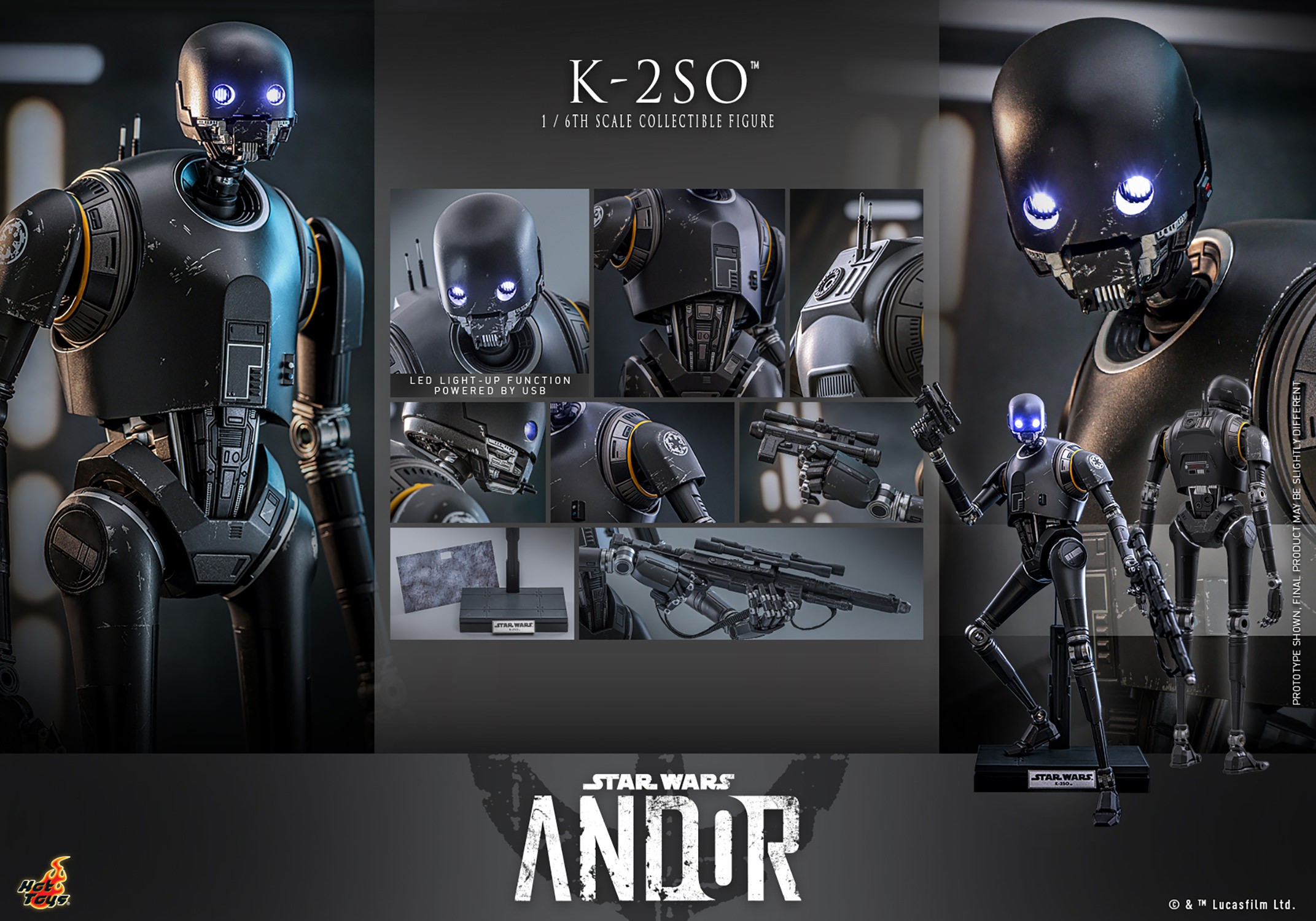 K-2SO Sixth Scale Figure by Hot Toys | Sideshow Collectibles