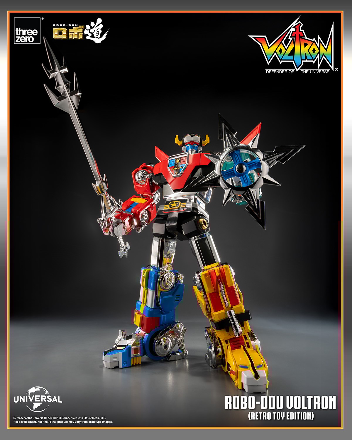 ROBO-DOU Voltron (Retro Toy Edition) Action Figure by Threezero ...