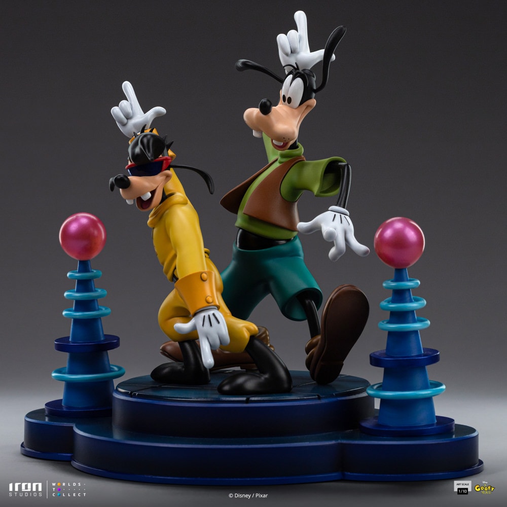 Goofy and Max 1:10 Scale Statue by Iron Studios | Sideshow Collectibles