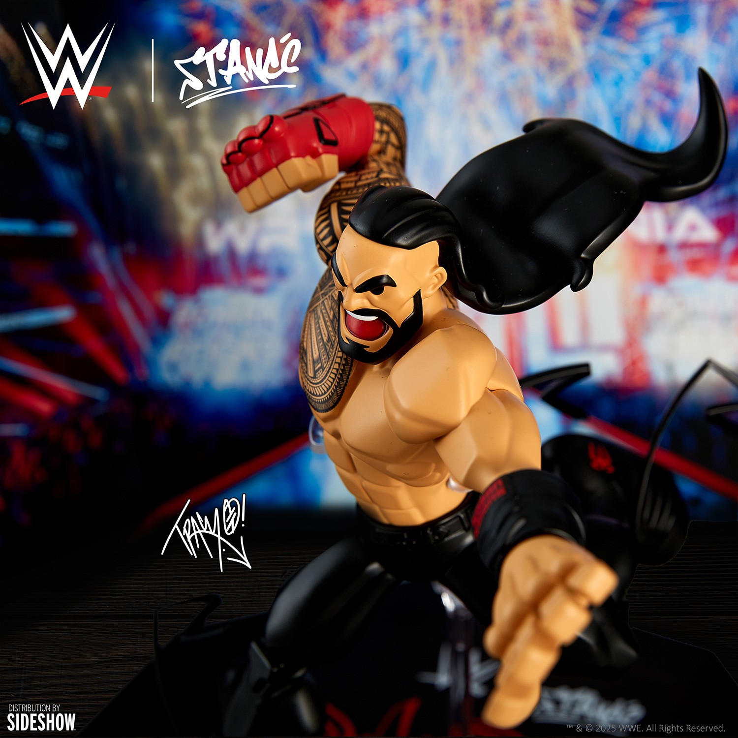 Roman Reigns Designer Collectible Statue by Stancé Designer Art Toys ...