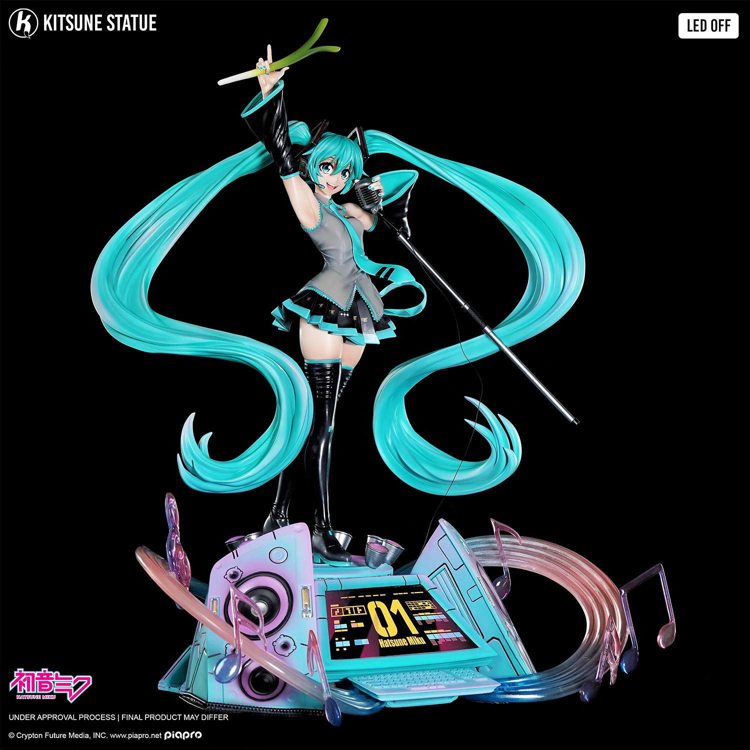 Hatsune Miku 1:6 Scale Statue by Kitsune Statue | Sideshow Collectibles