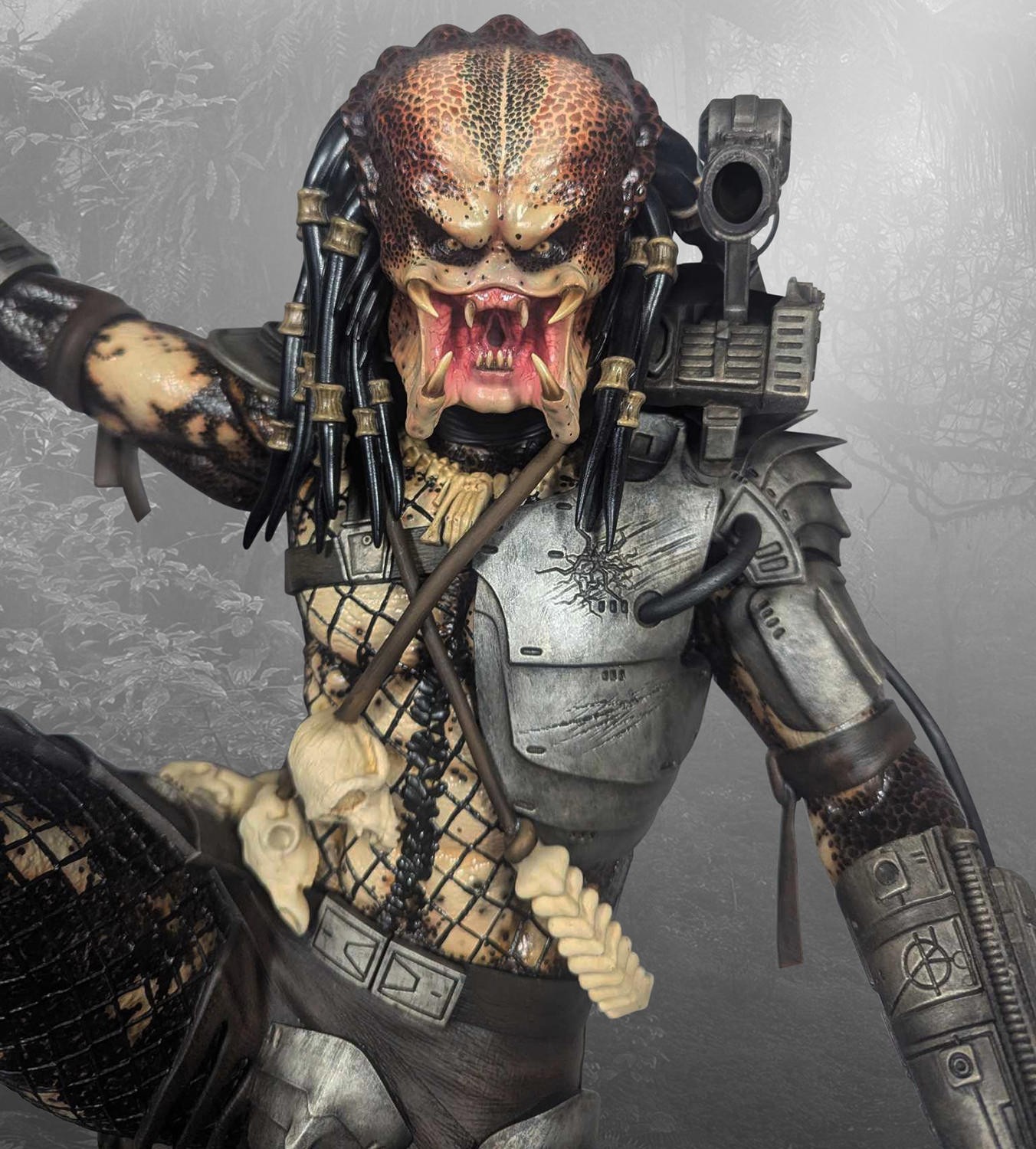 Predator Jungle Hunter Quarter Scale Statue by Hollywood Collectibles ...