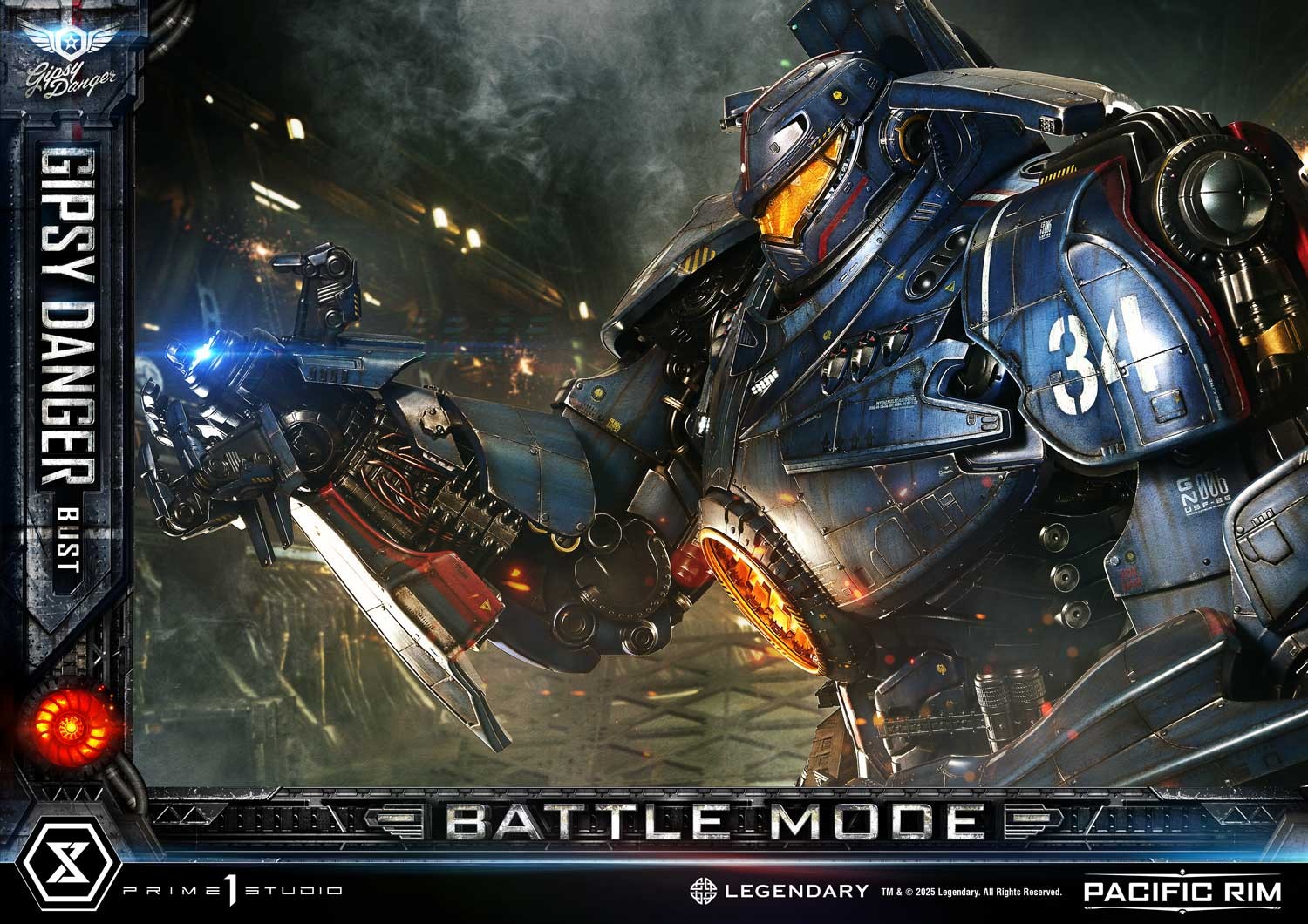 Gipsy Danger (Battle Mode) Bust by Prime 1 Studio | Sideshow Collectibles