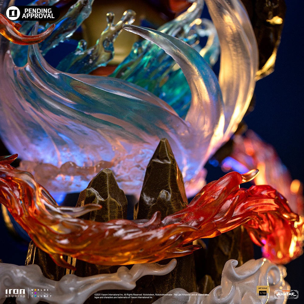 Aang 1:10 Deluxe Art Scale Statue by Iron Studios | Sideshow Collectibles