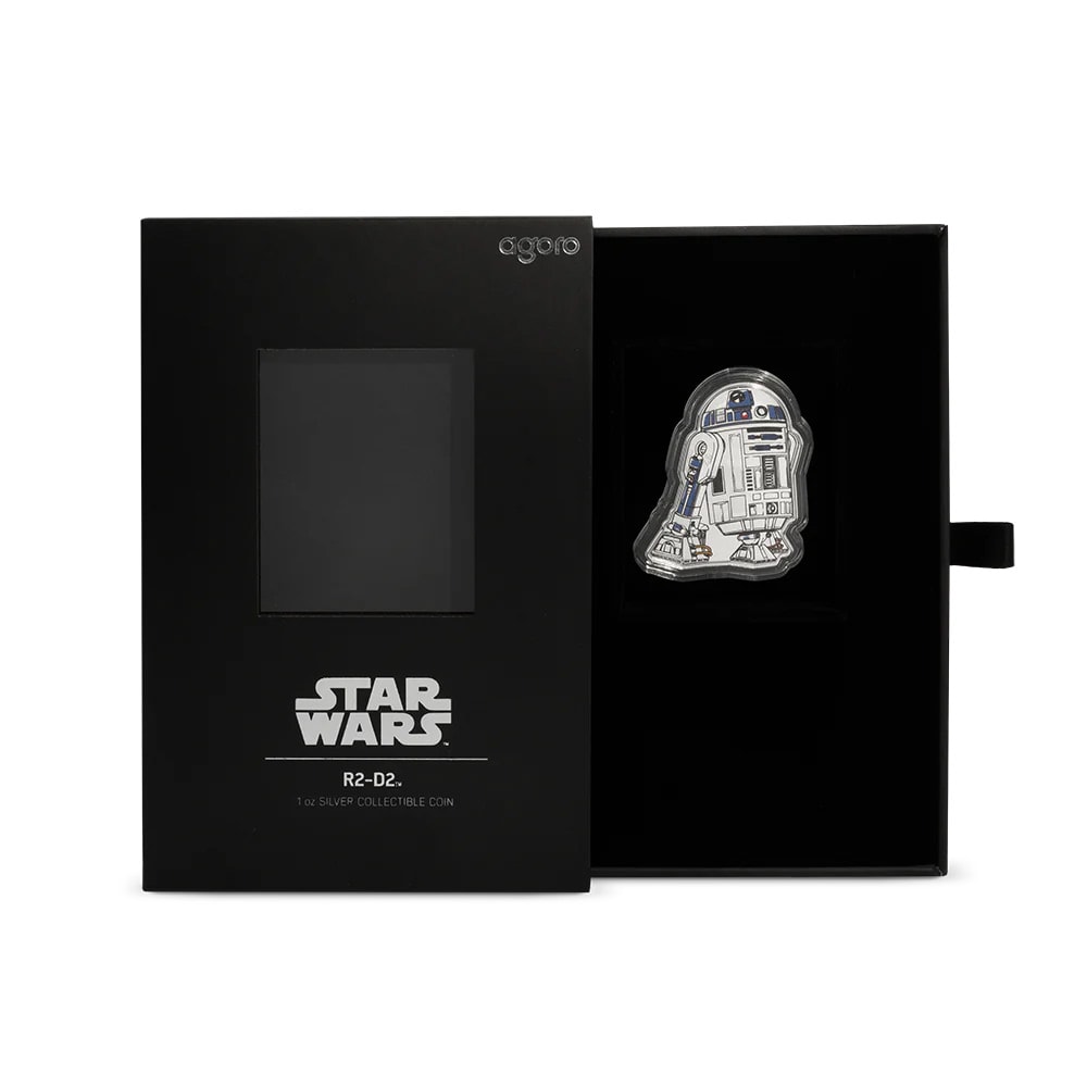 Star Wars™ R2-D2 Coin Silver Collectible by Agoro | Sideshow Collectibles