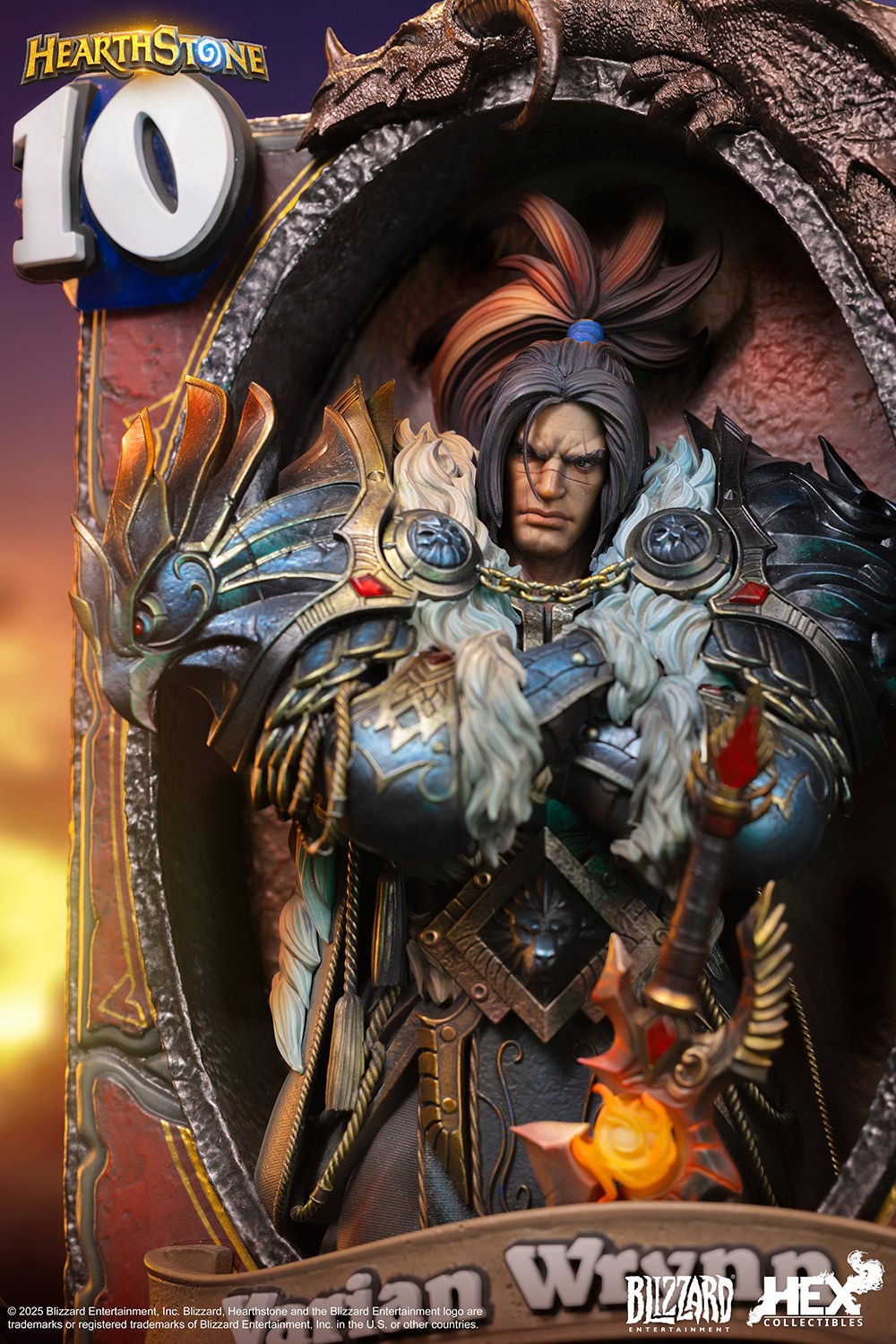 The Varian Wrynn 3D Art Frame Statue by HEX Collectibles | Sideshow ...