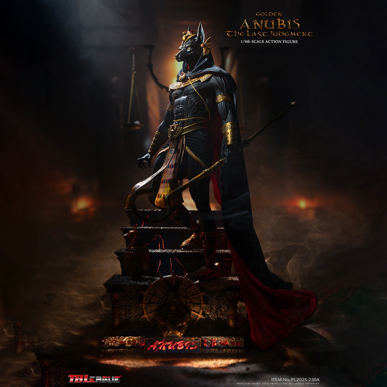 Anubis - The Last Judgement (Golden) Sixth Scale Figure by TBLeague ...