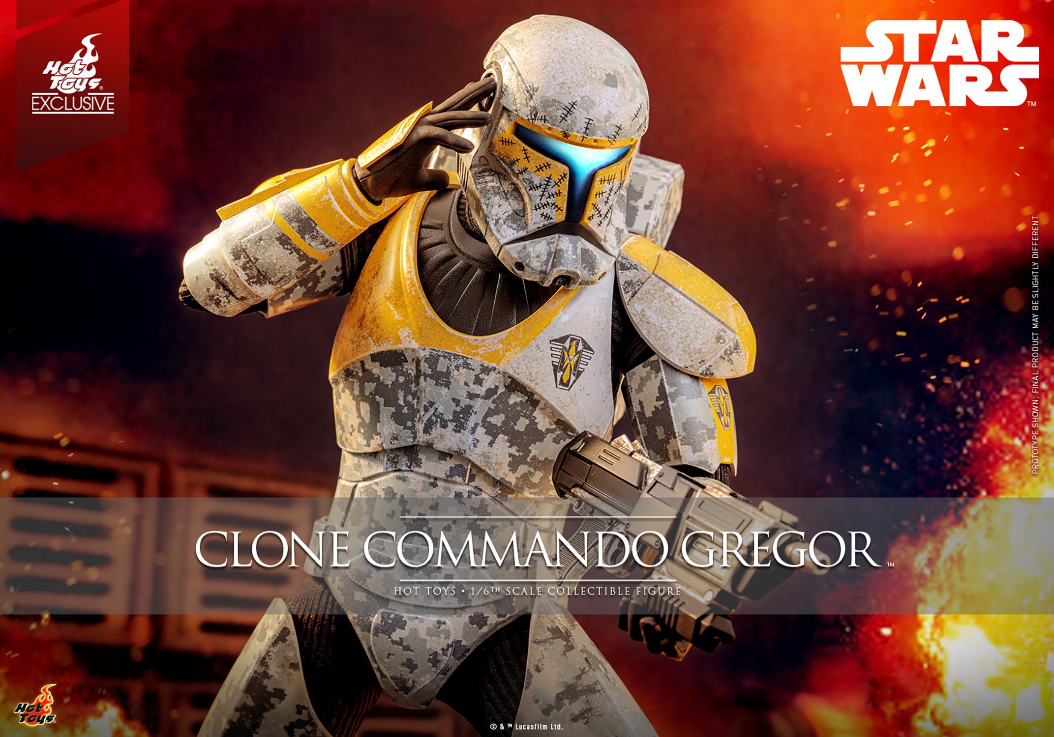Clone Commando Gregor™ Sixth Scale Figure by Hot Toys | Sideshow ...
