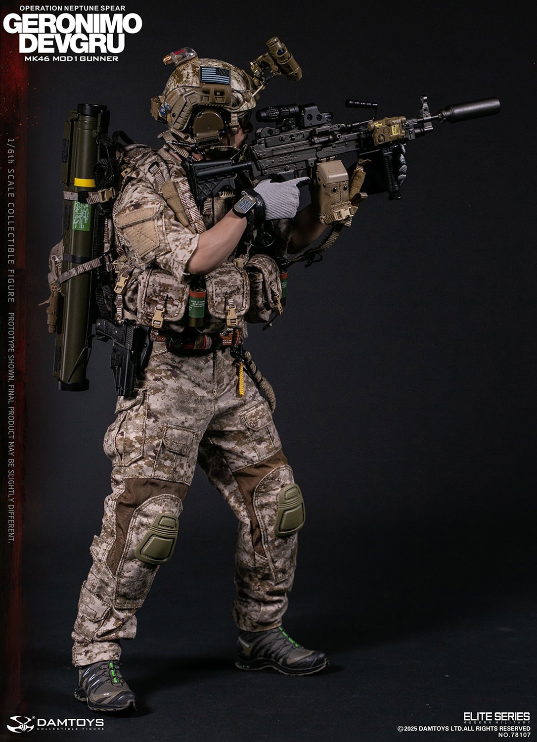 GERONIMO DEVGRU - MK46 MOD1 Gunner (Operation Neptune Spear) Sixth ...