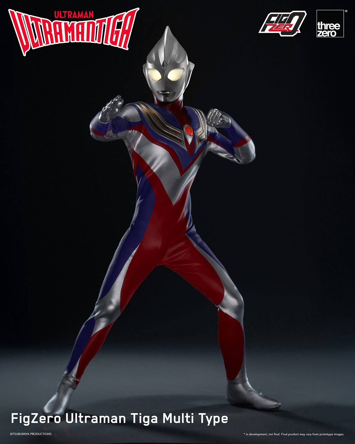 Ultraman Tiga Multi Type Sixth Scale Figure by Threezero | Sideshow ...