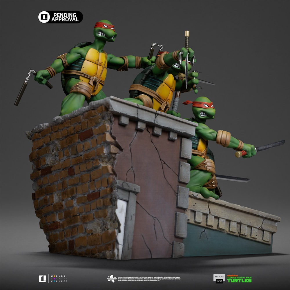 Teenage Mutant Ninja Turtles (Eastman Cover Version) 1:10 Art Scale ...