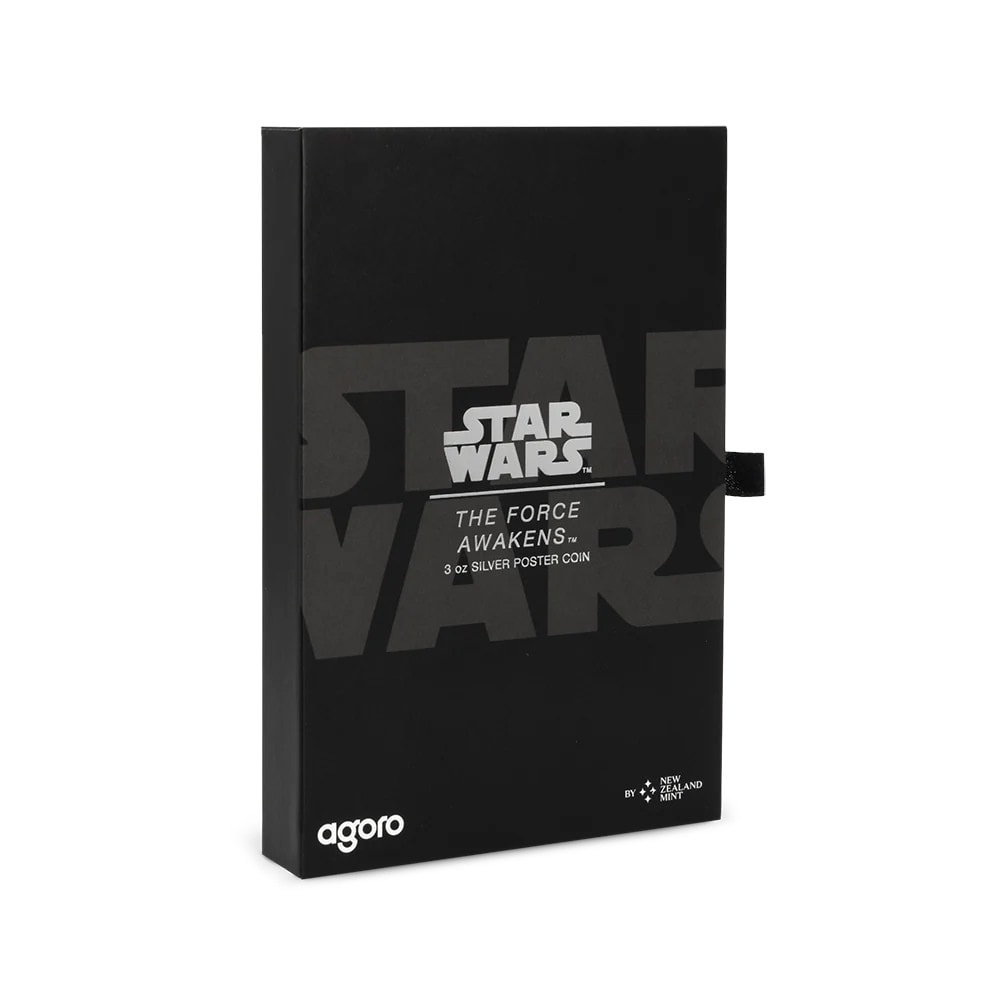 Star Wars™ The Force Awakens™ Poster Coin Silver Collectible by Agoro ...
