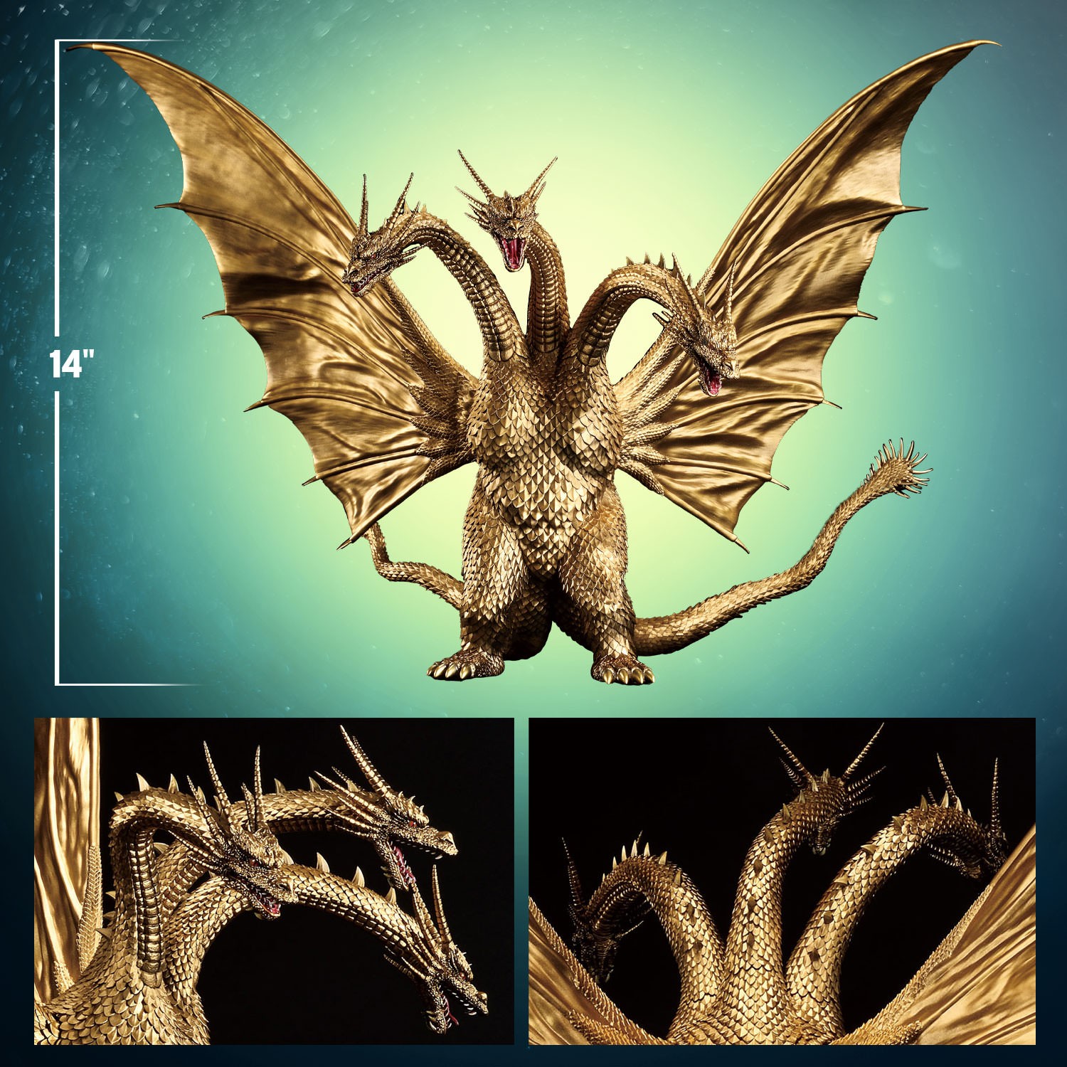 King Ghidorah (1991) Ichibansho Sofvics Collectible Figure by Bandai | Sideshow Collectibles