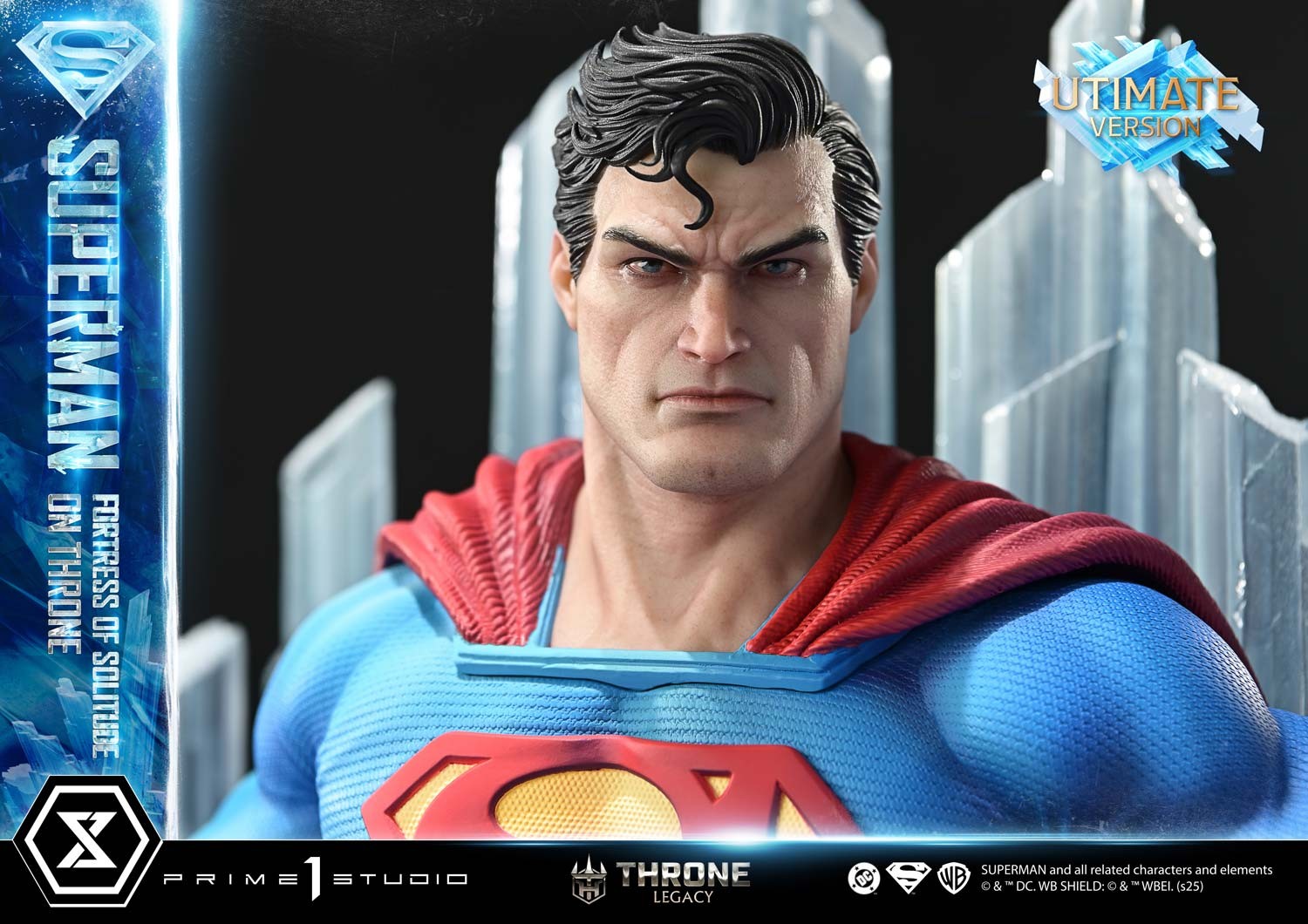 Superman Fortress of Solitude on Throne Quarter Scale Statue by Prime 1 Studio | Sideshow ...