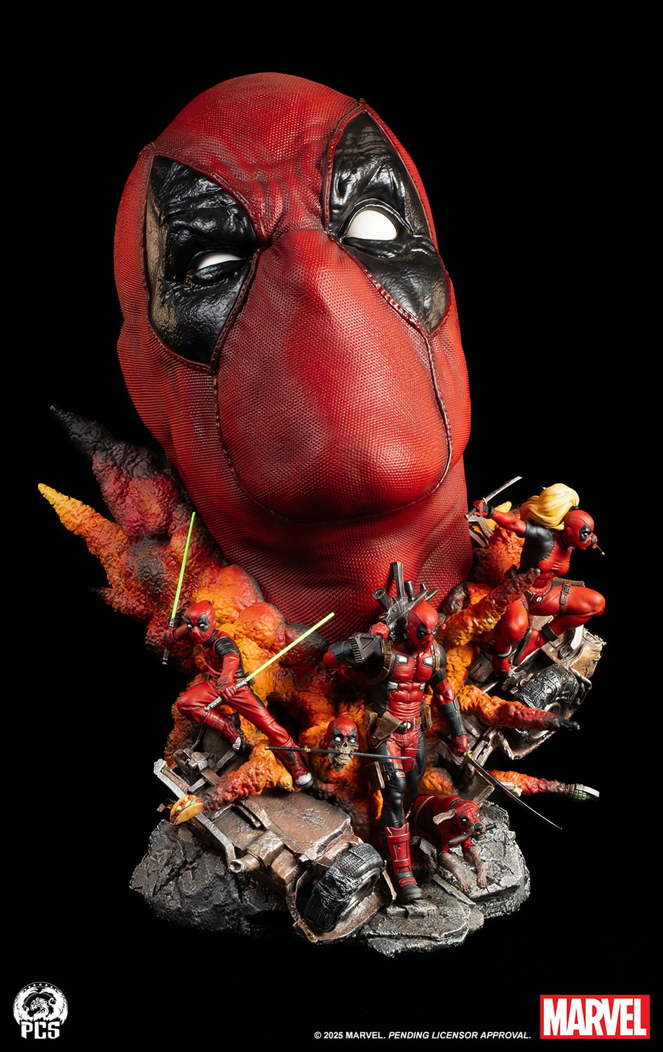 Deadpool Fine Art Bust by PCS | Sideshow Collectibles