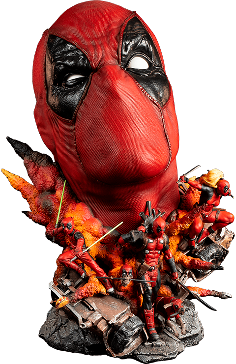 Deadpool Fine Art Bust by PCS | Sideshow Collectibles