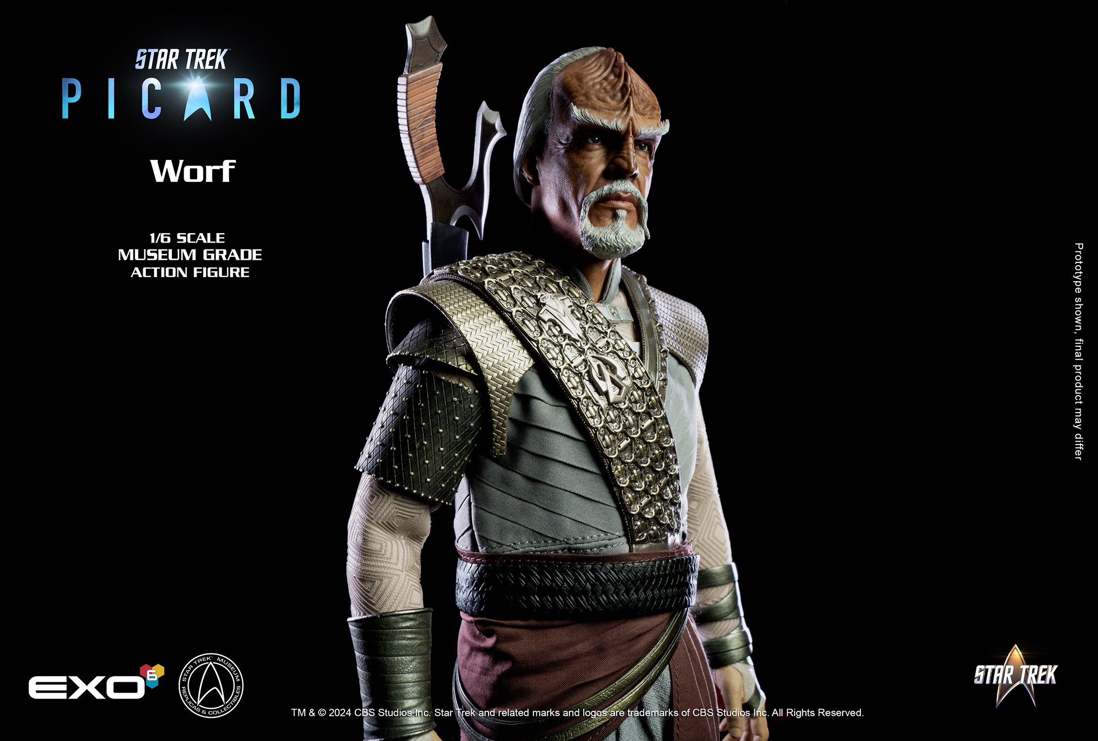 Worf Sixth Scale Figure by EXO-6 | Sideshow Collectibles