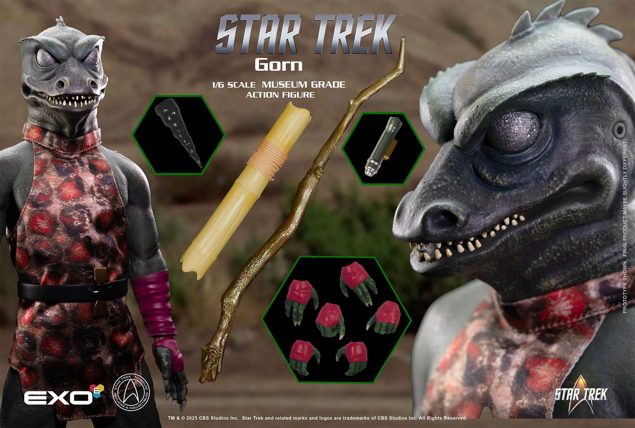 Gorn Sixth Scale Figure by EXO-6 | Sideshow Collectibles