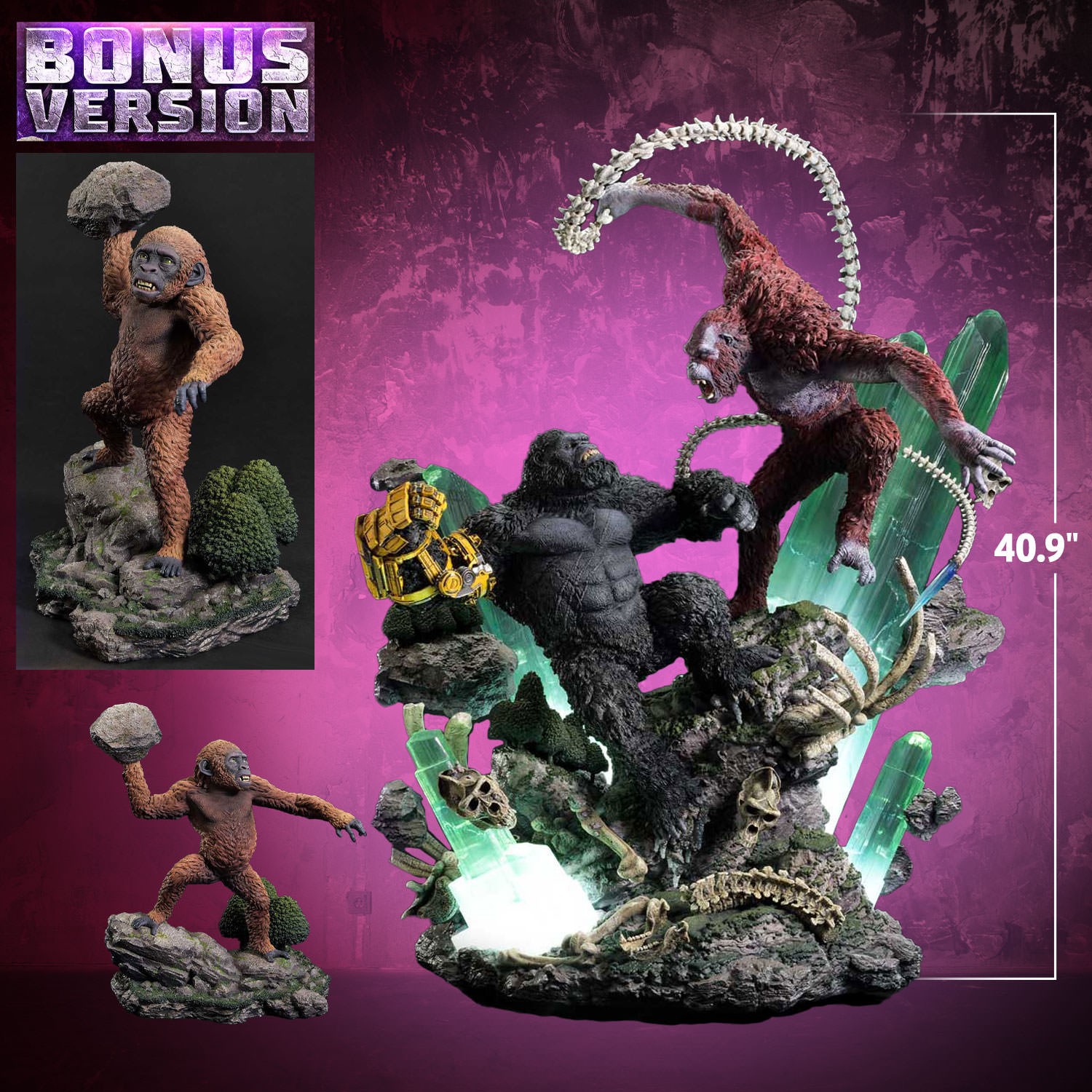Kong vs. Skar King Diorama by Prime 1 Studio | Sideshow Collectibles