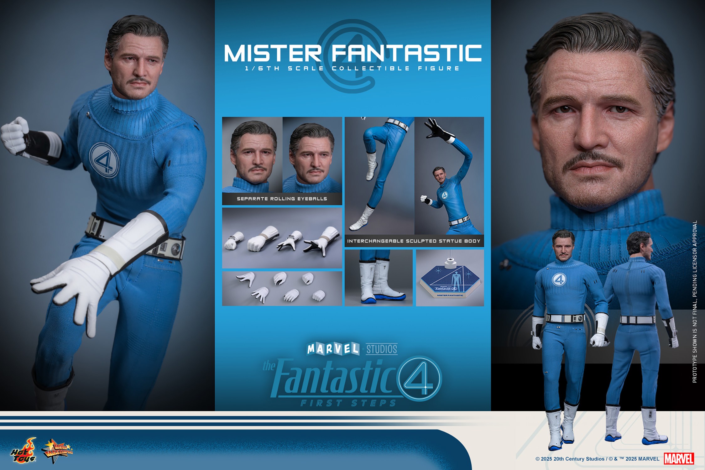 Mister Fantastic (Special Edition) Sixth Scale Figure by Hot Toys | Sideshow Collectibles