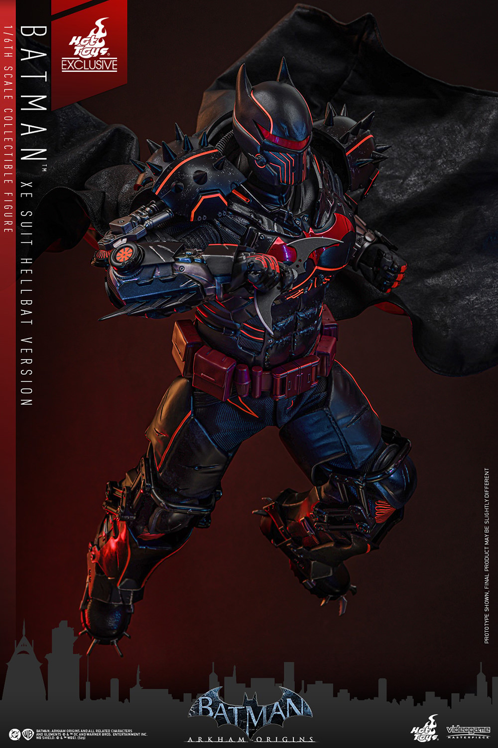 Batman (XE Suit Hellbat Version) Sixth Scale Figure by Hot Toys ...