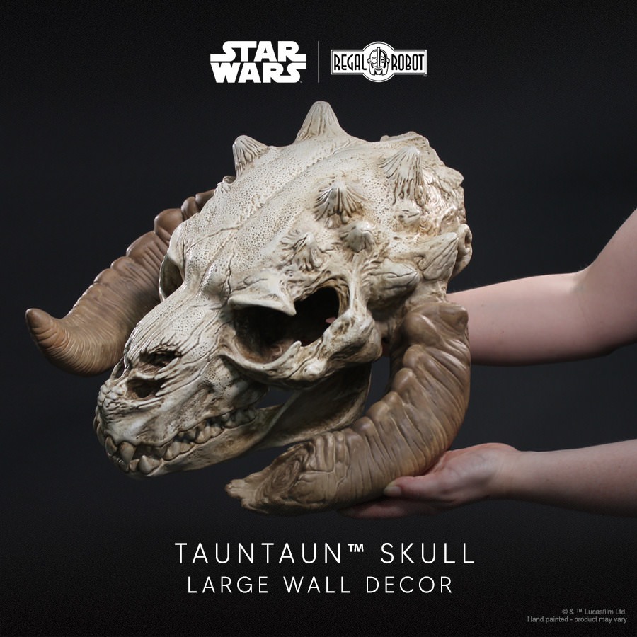 Tauntaun Skull Replica Wall Decor by Regal Robot | Sideshow Collectibles