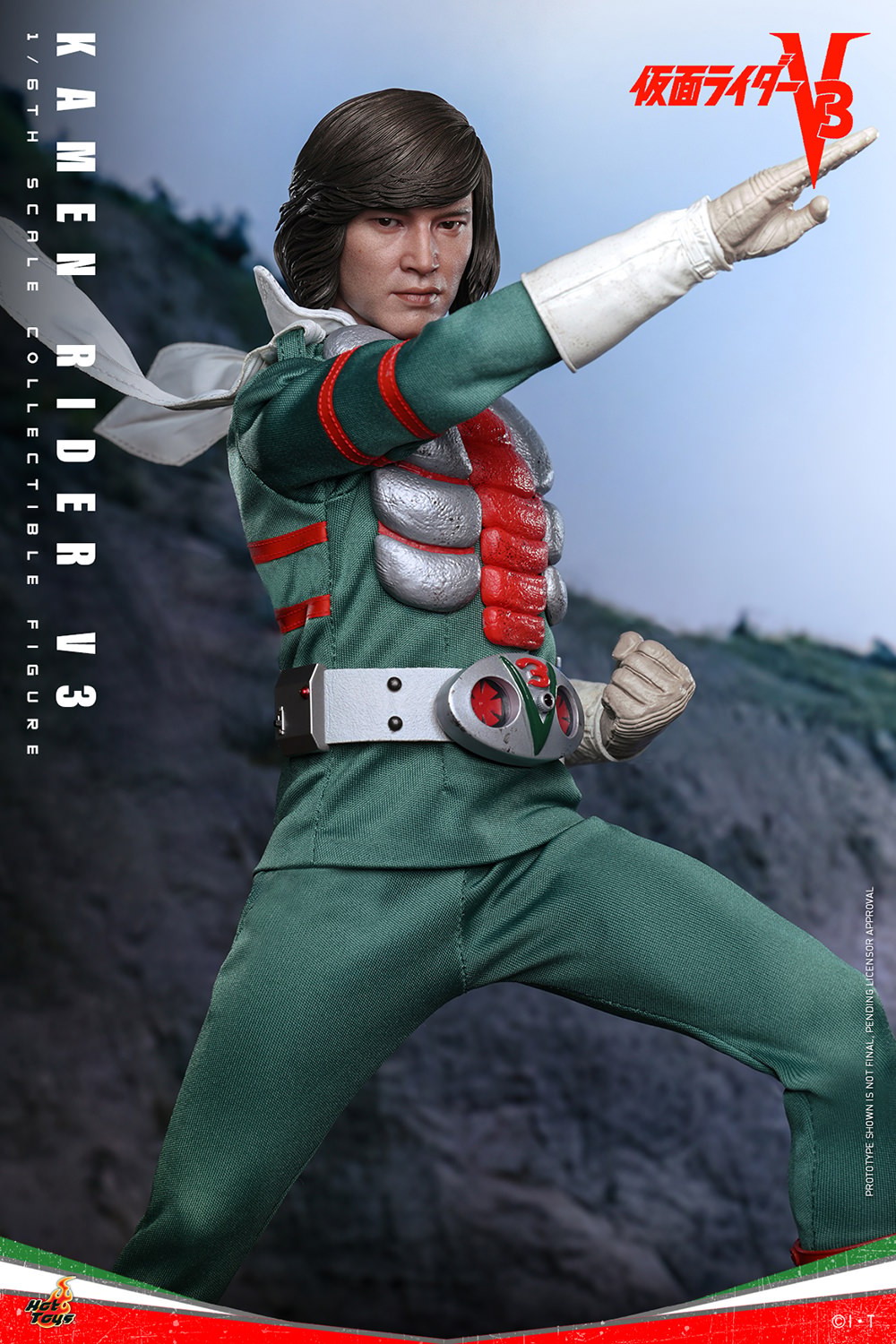 Kamen Rider V3 (Special Edition) Sixth Sale Figure by Hot Toys ...