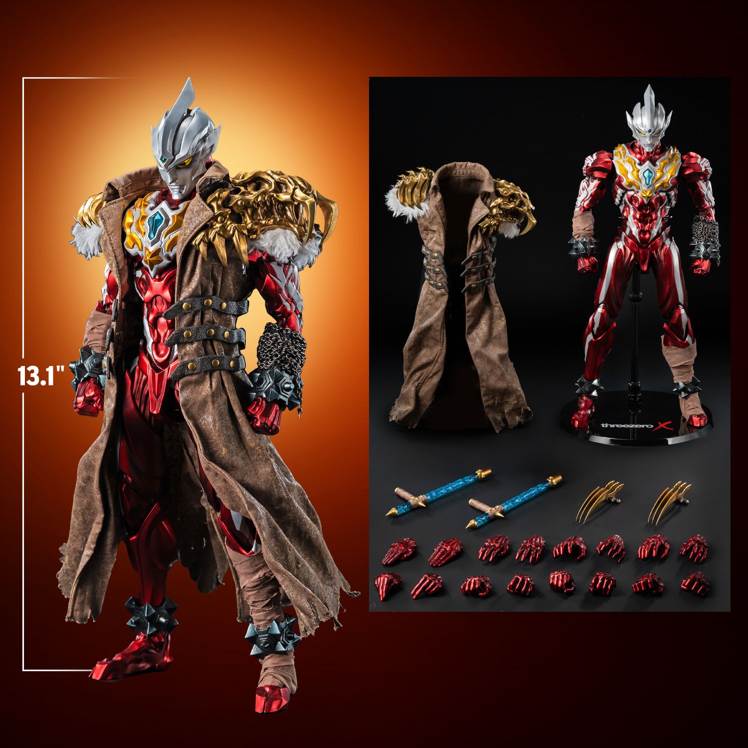 Masayuki Gotoh Ultraman Regulos Sixth Scale Figure by Threezero ...