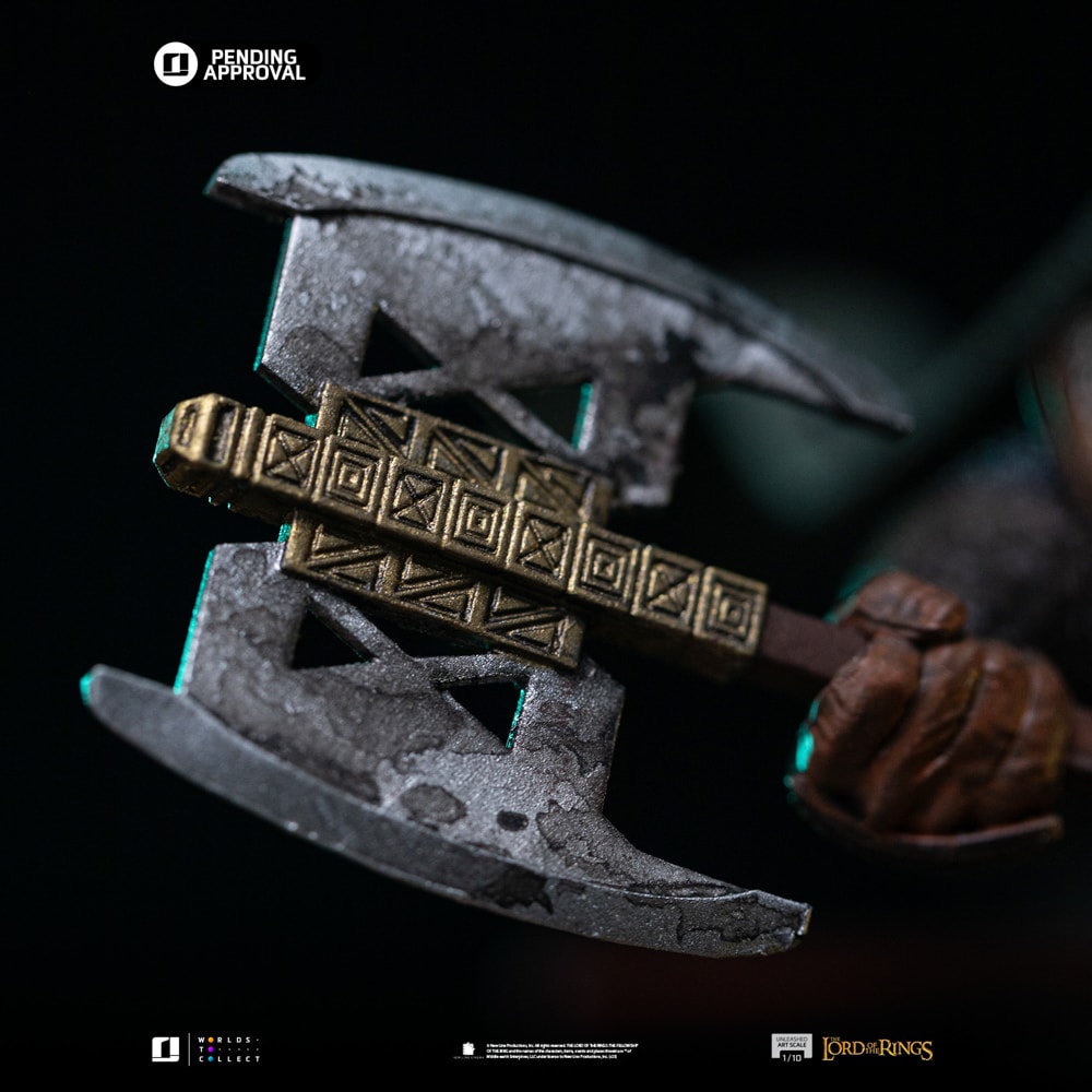 Gimli Unleashed 1:10 Art Scale Statue by Iron Studios | Sideshow ...
