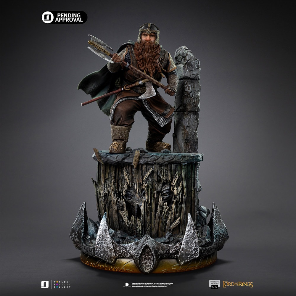 Gimli Unleashed 1:10 Art Scale Statue by Iron Studios | Sideshow ...