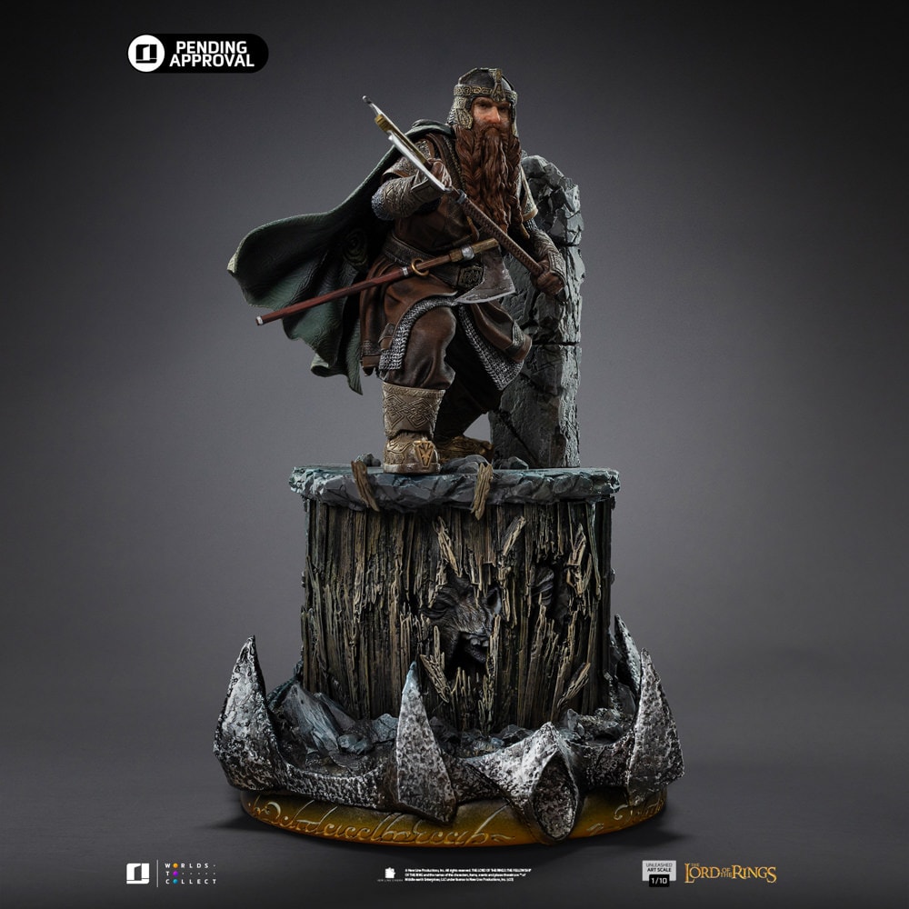 Gimli Unleashed 1:10 Art Scale Statue by Iron Studios | Sideshow ...