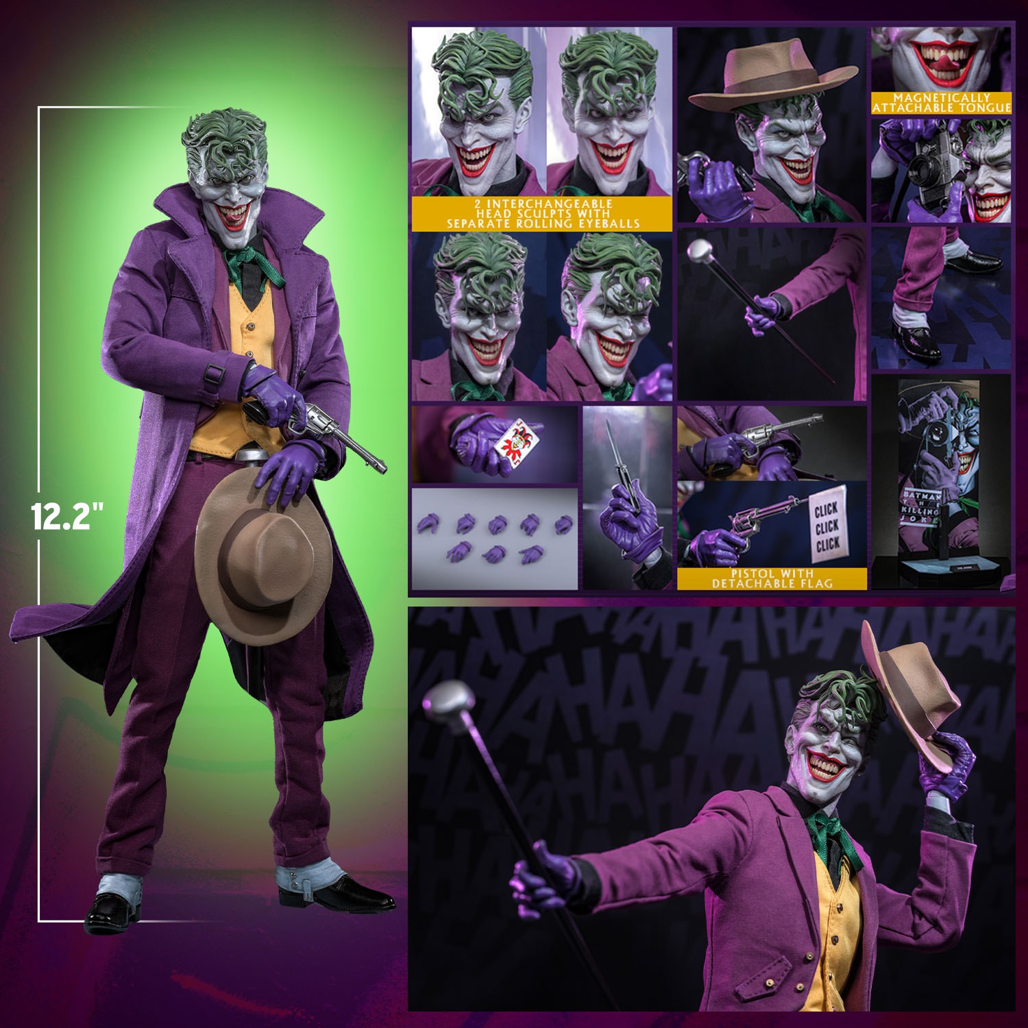 The Joker Sixth Scale Figure by Hot Toys | Sideshow Collectibles
