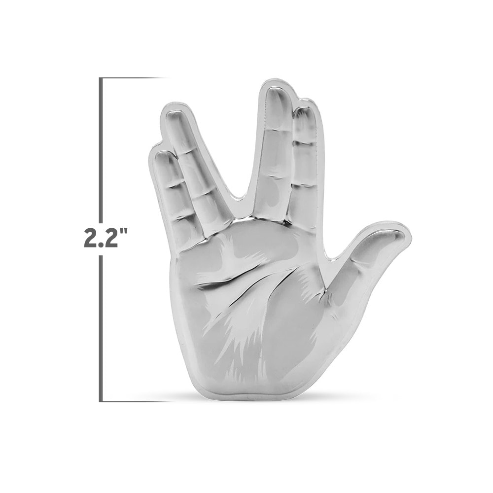 The Vulcan Salute Silver Collectible by Agoro | Sideshow Collectibles